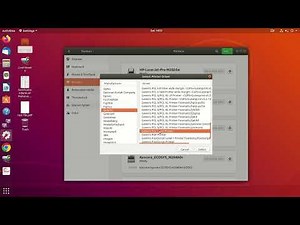 hp printer installation on ubuntu pc