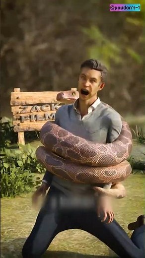 This Is How Snakes Eat HUGE Animals! 😱 #shorts