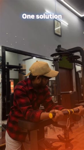 Ansh Rathor on Instagram: "Any problems one solution 🤌🏻 #gymself #gymbro #fitnesslife"