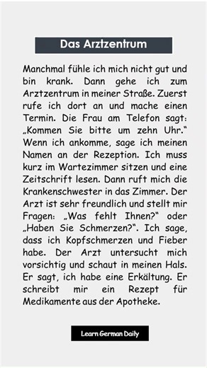 German Listening Practice A2-B1 | Learn German through Listening | #deutschlernen #learngerman #germanlanguage | Learn German Daily