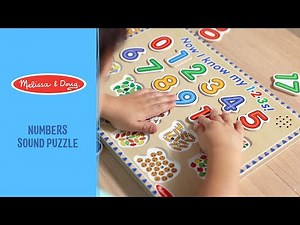 Melissa & Doug Numbers Sound Puzzle - 21 Pieces