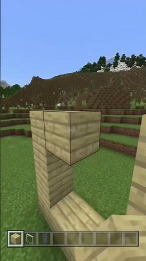 How to make curtains in Minecraft #shorts
