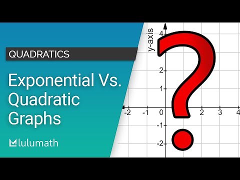 Exponential vs. Quadratic Graphs | Quadratics | Lulumath