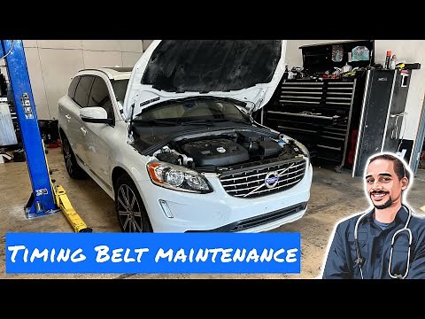 Timing Belts Are Critical Maintenance Items | Dry Rot Cracks on Timing Belt at 60,000 Miles #Volvo