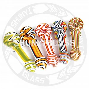 [Hot Item] Tobacco Wholesale High Quality Hand Pipe Made by USA Glass Hand Pipes