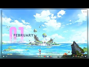 Best Animated Wallpaper With Rainmeter Skin | Windows 10