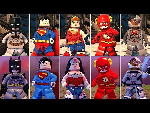 Justice League Evolution in LEGO Videogames (LEGO DC Super-Villains vs LEGO Batman 3)