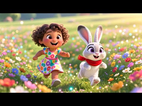 Little Bunny Counting Run 🐰🔢 Fun Numbers Song for Kids | Learn Counting 1 to 10