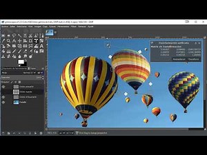 09.6 Tutorial de Gimp 2.10 Transformación unificada de capas