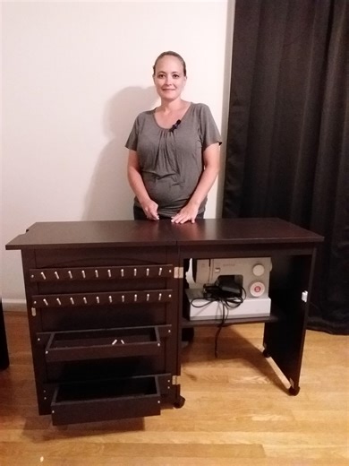 Watch Folding sewing table, multipurpose crafting table/desk review on Amazon Live