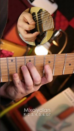 Mixolydian on an 8 String Sounds Way Too Epic 😳🔥 #8string #8stringguitar