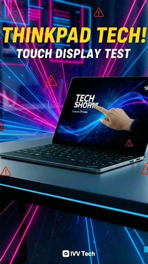 ThinkPad Touch Display Speed Test: Worth It? 🤔 #Shorts #tech #laptop #gaming #viral #touch #display