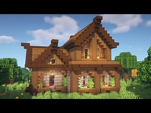 ASMR Building a Survival House | ASMR Build No Talking | Relaxing Minecraft Building