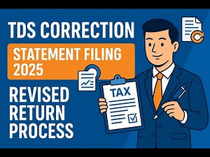 TDS Correction Statement Filing 2025 | Revised Return Full Process