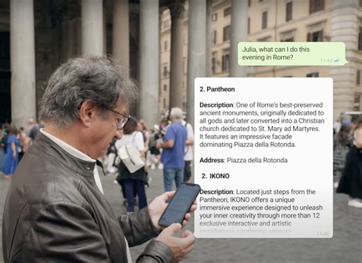 Come funziona Julia, l’assistente virtuale per turisti e cittadini di Roma