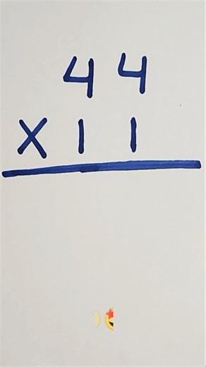 44 × 11 = ? | How to solve?