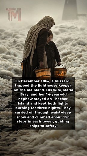 416K views · 9.2K reactions | Three Nights, Two Lights #LighthouseHistory #WomenInHistory #ThacherIsland | TerrifyingMyths | Facebook