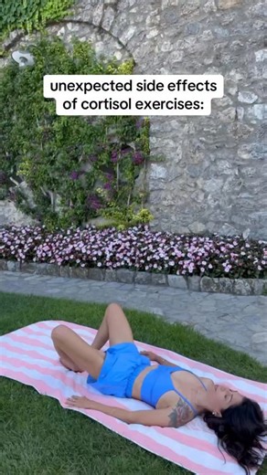 Somatic Exercises with Liz Tenuto on Instagram: "get the exercises that’ll actually change how you look and feel 👇🏼 click the 🔗 on profile, then click “lower my cortisol” 💖✌🏼💖 • • • #cortisol #posture"