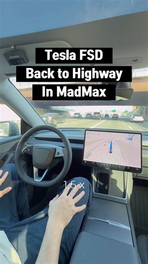 Tesla FSD Back to Highway, Straight to Fast Lane #tesla #teslafsd #fsd