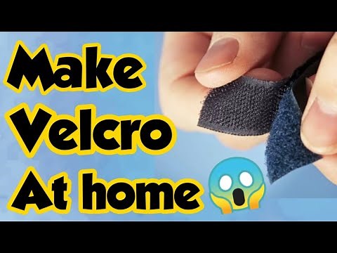 Diy Velcro - How to make Velcro at home/Diy Homemade Velcro/Make Velcro tape at home/Velcro adhesive