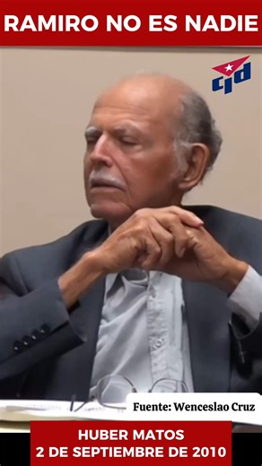 750K views · 22K reactions |  Huber Matos define a Ramiro Valdés ️...