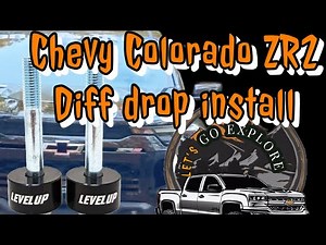 2023 chevy colorado diff drop install! #zr2 #chevycolorado #offroad #chevycoloradozr2