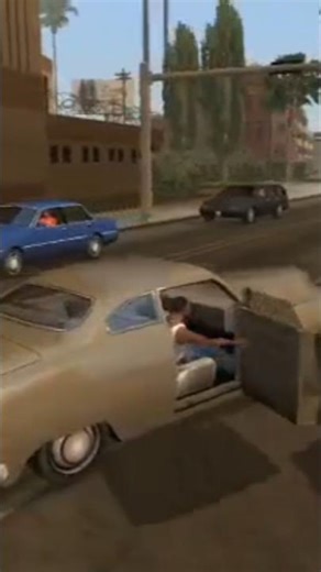 Police Chase Behind CJ 😱 | GTA San Andreas Shorts