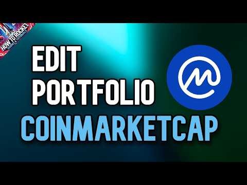 How to Edit Remove Portfolio in Coin Market