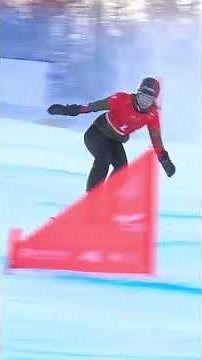 Wild final on 2nd day in Mylin: Tsubaki Miki vs Julie Zogg (SUI) | FIS Snowboard #snowboardracing