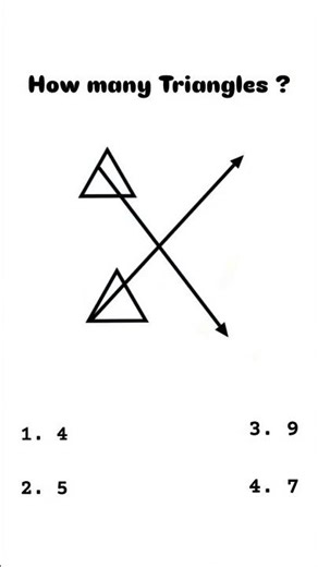 How many triangles can YOU spot? 🔺🤯