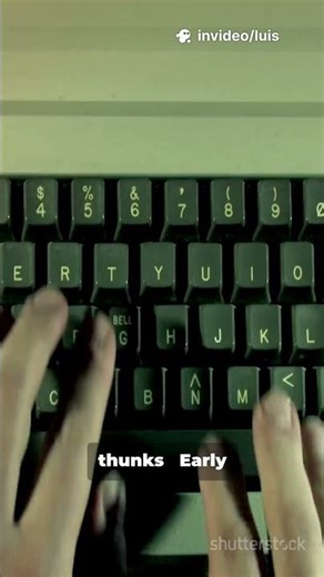 The FIRST Clicks: How Early Mechanical Keyboards Changed Typing ⌨️✨ #Tech #Retro #keyboards