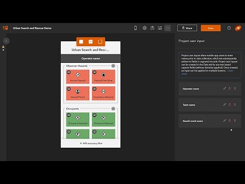 ArcGIS QuickCapture: User Inputs