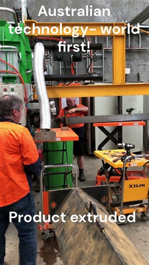 Plastic Melter Machine (PMM) in action