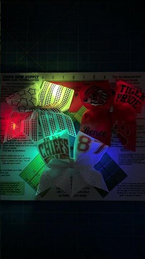Make Cheer Bows With Lights