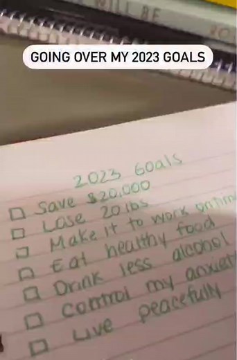 2023 goals ✅️🥲 #goals #nevergiveup #goalschecklist #itried #work #2023 #itaintover #checklist #fyp #viral #funny #meme #funnymemes #newyearsresolution