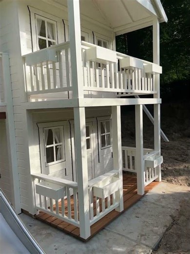 Fairy Tale Playhouse with Stainless Steel Slide Installed in Dutch Castle Garden! 🏰🇳🇱