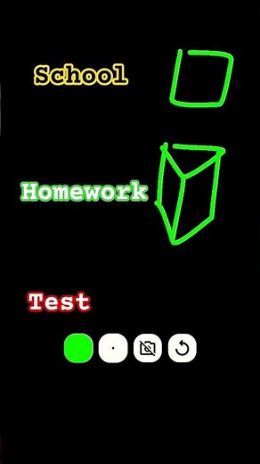School🏫 vs Homework📒 vs Test📄 😐💀