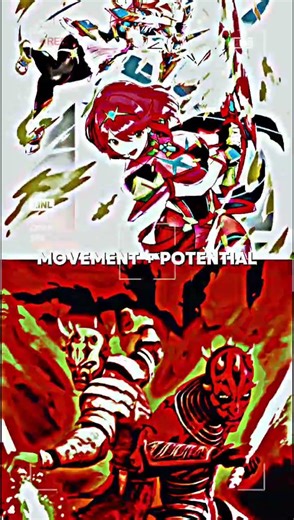 Darth Maul and Savage Opress Vs Mythra and Pyra #xenobladechronicles #starwars