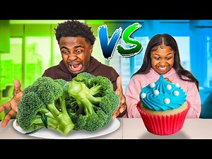 HEALTHY VS JUNK FOOD CHALLENGE