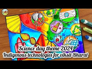 National Science Day Drawing/Science Day Poster/National technology day drawing#scienceproject