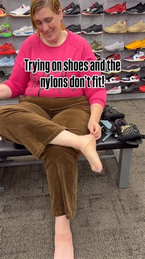 LilTanya6foot9 on Instagram: "Problem #1286 of having large feet. 👣 #worldrecord #tallgirl"