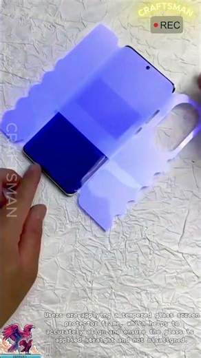 Perfect Tempered Glass Installation #shorts #viral #tools #creative #technology