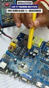 LED TV Repairing Course | Smart TV PCB Me 12V Proper Nahi Ban Raha Tha | Feedback Problem Fix