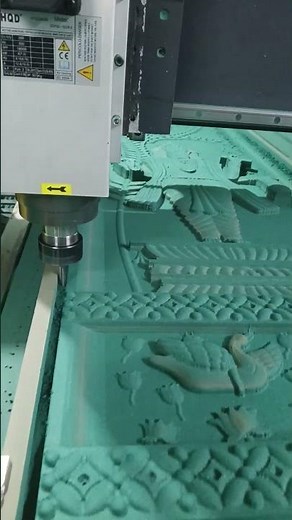 How give program in cnc router machine.. #wood #3d #design #operator #programming