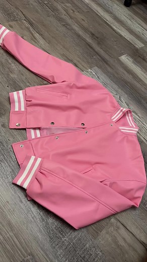 #pink #pinkobsessed #pinklovers #customjacket #art #craft #spikes #patches #fyp