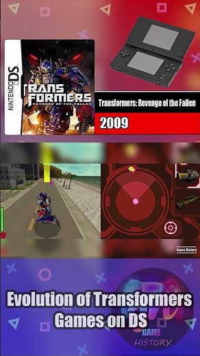 Evolution of Transformers Games on DS #shorts