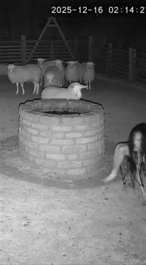 Creepy Creature Crawls Out of Farm Well—Guard Dog Attacks | Night CCTV
