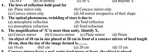 The laws of reflection hold good for(a) Plane mirror only(b) ... | Filo