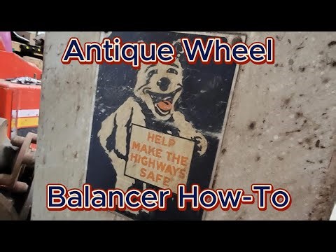 IT STILL WORKS, ANTIQUE Wheel Balancer How To