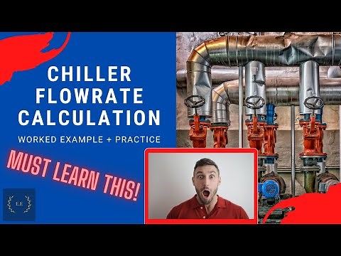 Chiller Flow Rate Calculation ( HVAC Design Training - Must Learn this !)